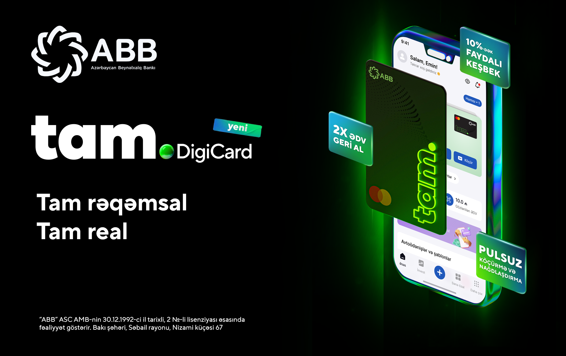 ABB-dən yeni Tam DigiCard! - BBN